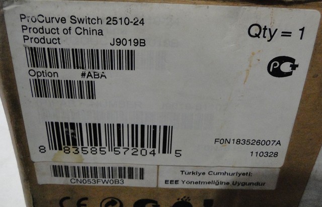 HP ProCurve 2510-24 J9019b 24 Ports External Switch Managed for sale ...
