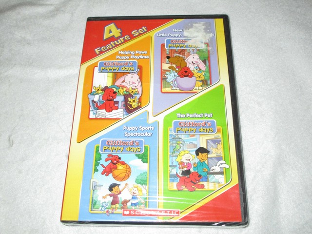 Cliffords Puppy Days: 4 Feature Set (DVD, 2011, 3-Disc Set) for sale ...