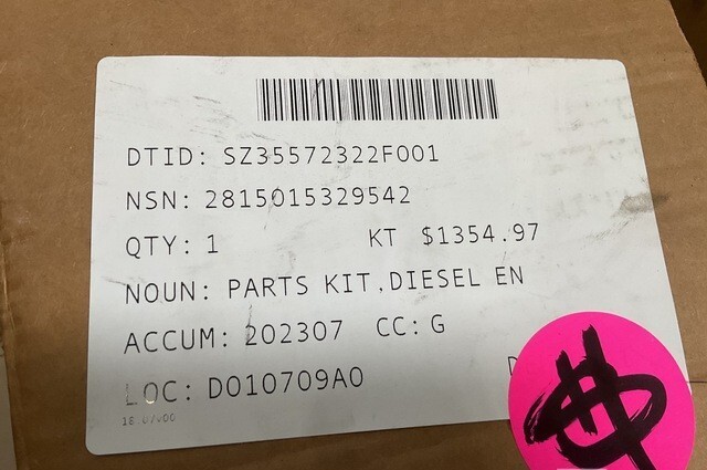 DIESEL ENGINE SERVICE PARTS KIT 30KWB 805B, 815B DSCC-2815-0040 2815-01 ...