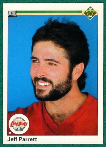 Jeff Parrett - 1990 Upper Deck #92 - Philadelphia Phillies Baseball ...