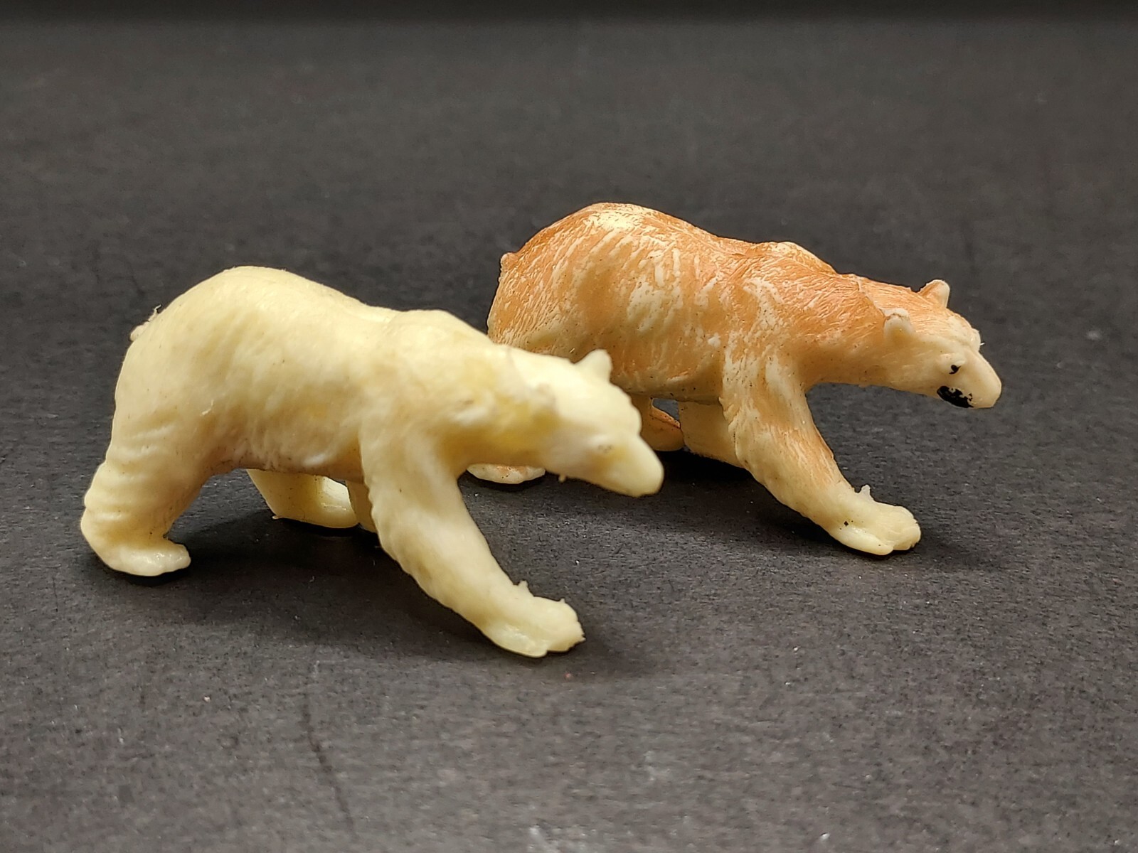 Vintage Mini Plastic Polar Bear Figures Hong Kong Wildlife Life ...