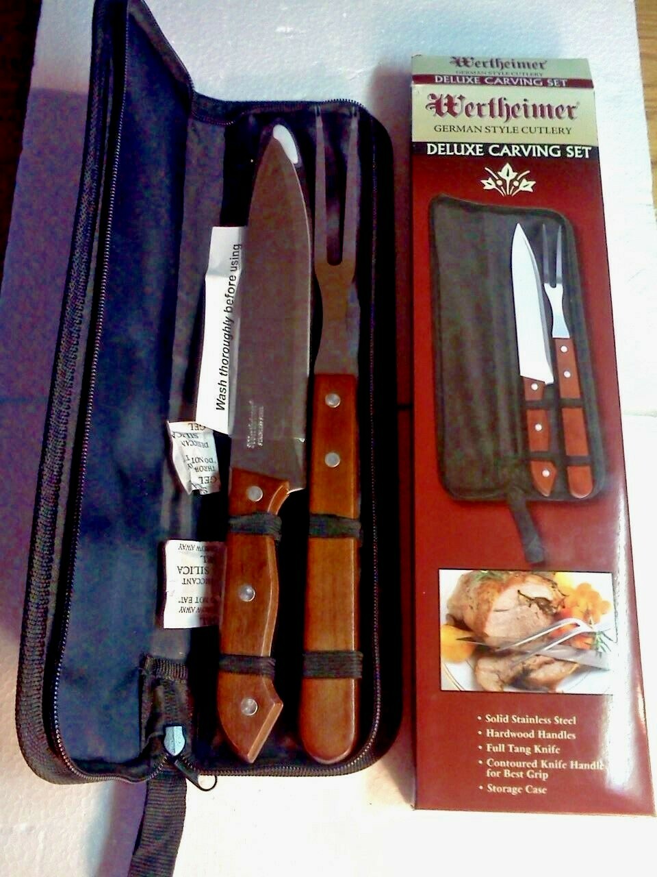 Wertheimer Deluxe Carving Set -German Style Cutlery | eBay