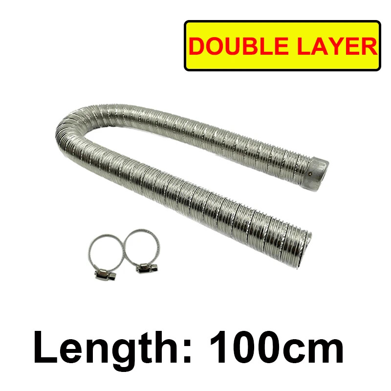Dual Layer 24mm Exhaust Pipe Flexible Tube For Webasto Eberspacher ...