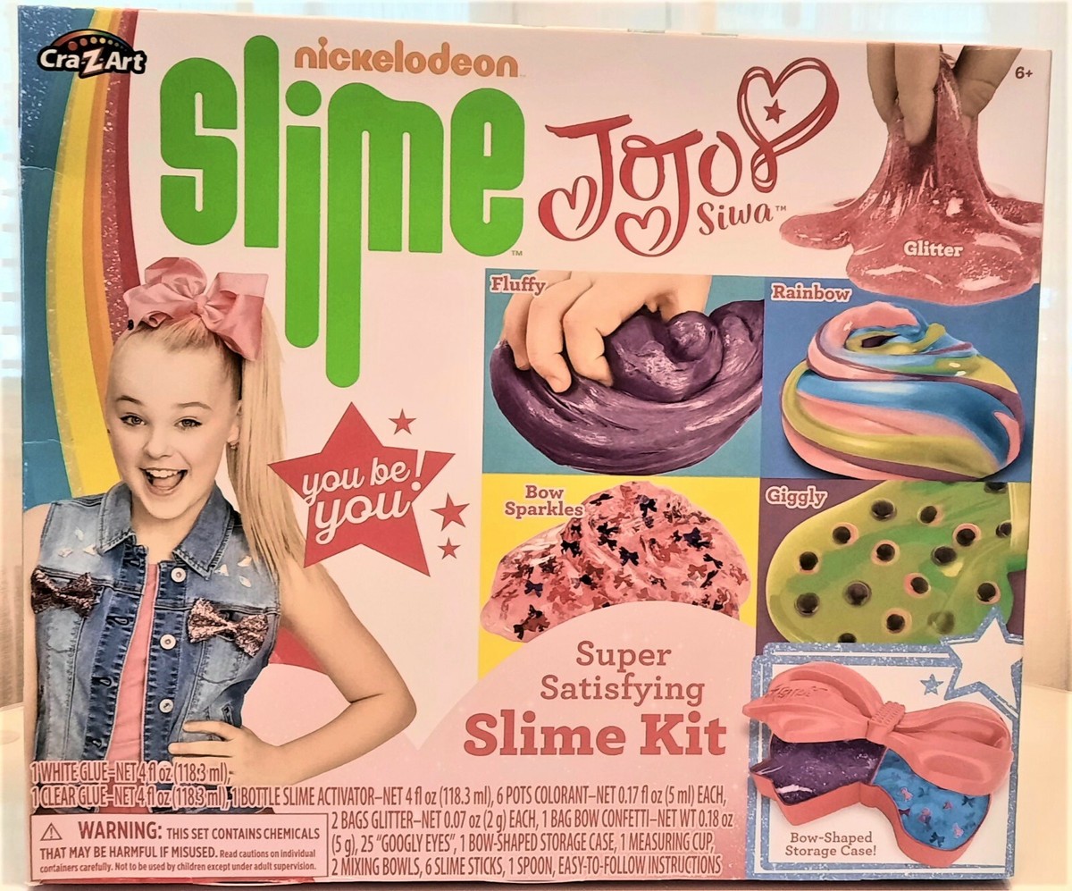 Jojo Siwa Slime Kit 6pack Butter Slime Kit Blue Oreo,Yellow
