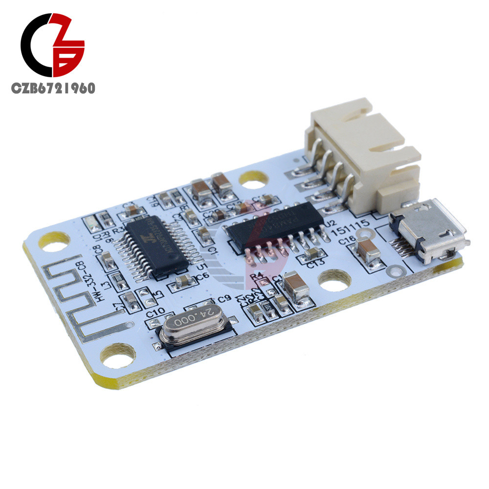 5V 3W+3W 2X3W Bluetooth Audio Receiver Digital Amplifier Board Module ...