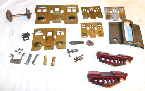 Lionel Standard Gauge Misc' Brass Parts, Cow Catchers, Passenger Car ...