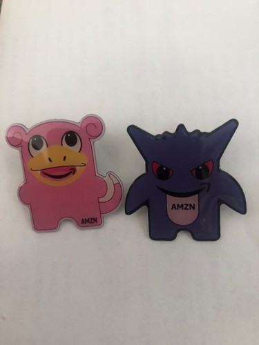 Pokemon amazon Peccy pins Slowpoke Gengar set RARE | eBay