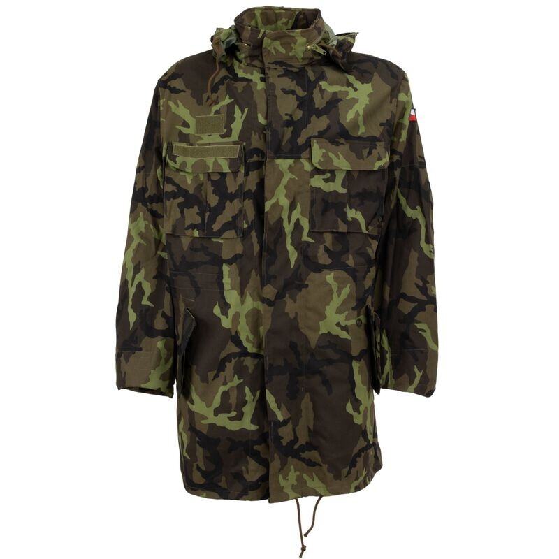 Czech Military M95 Camo Field Parka w/liner, XL, Grade 1 cd., free U.S ...