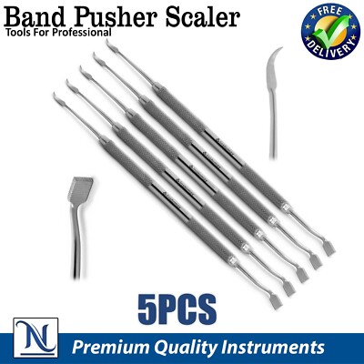 5Pcs Orthodontic Band Pusher Scaler Band Placement Seater Cement ...