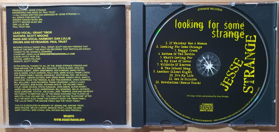 JESSE STRANGE - Looking for some Strange - Hard/Glam Rock Extrem Rare ...