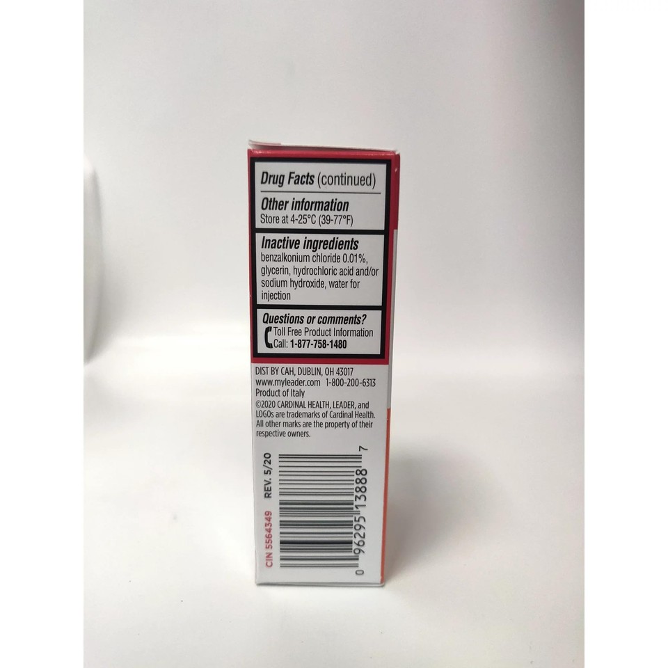 LEADER Sterile Eye Drops for Eye Allergy & Itch Relief Ketotifen ...