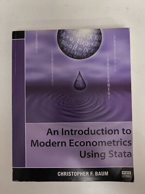 An Introduction to Modern Econometrics Using Stata by Christopher F ...