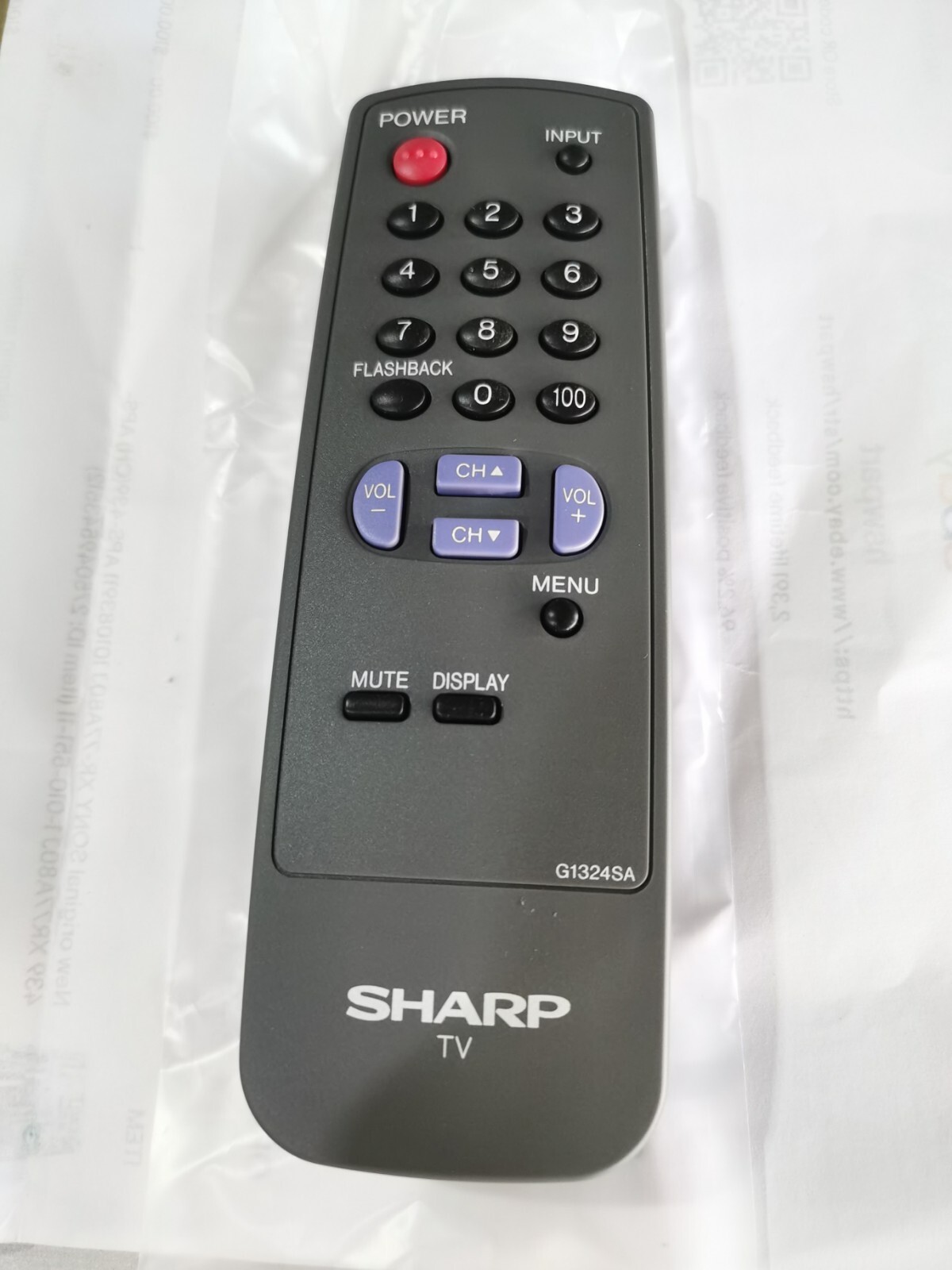SHARP TV REMOTE G1324SA ORIGINAL (new ) | eBay