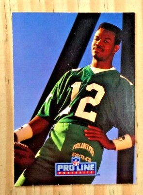 1991 PRO LINE RANDALL CUNNINGHAM PROFILES CARD#77 NR-MINT UNLV EAGLES ...