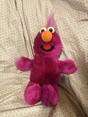 Vintage Applause Telly Monster Plush Stuffed Toy Sesame Street Jim ...