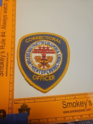 Correctional Officer Police Patch District of Columbia Department ...