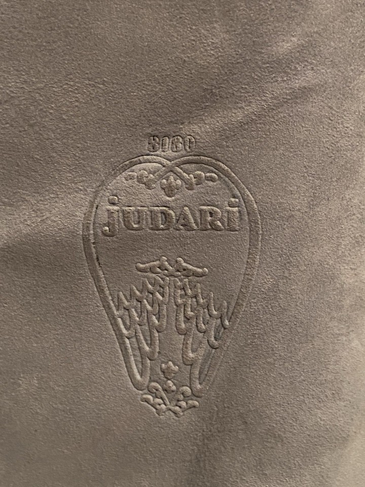 Judari Vintage Ladies light blue,grey soft suede Leather Riding Boots ...