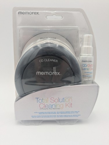 MEMOREX Total Solution Cleaning Kit CD DVD Cleaner Sealed and New In ...