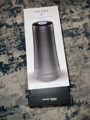 Harman/Kardon Invoke Black Bluetooth Smart Speaker 6132A 28292280887| eBay