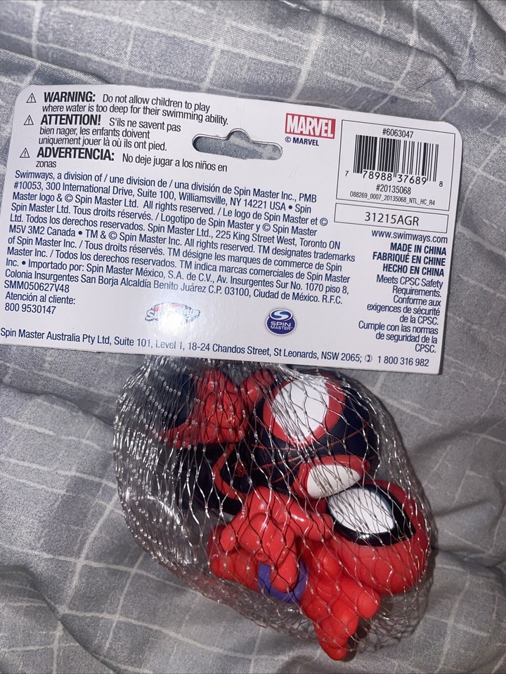 Marvel Spidey Amazing Friends Water Squirties Pool Toy Spider-Man ...
