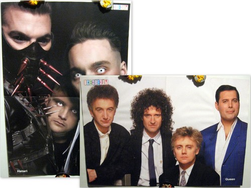 Hatari band / Queen band Freddie Mercury two-sided magazine poster A3 ...