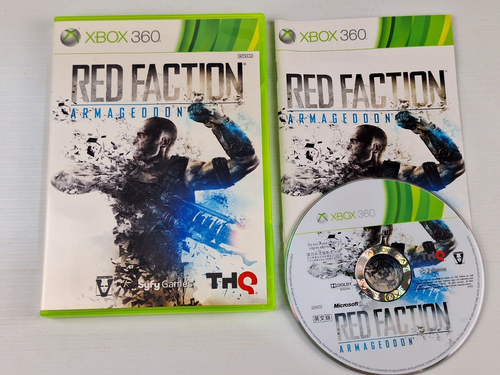 RED FACTION Xbox 360 Armageddon Sci-Fi Fantasy Battle Complete with ...