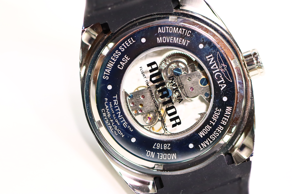 Invicta Men's 28167 Aviator Automatic Multifunction Black Dial Watch | eBay