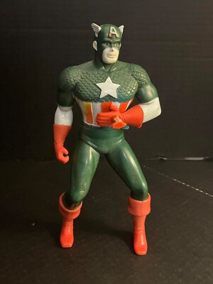 1980 REMCO 9" CAPTAIN AMERICA GREEN ACTION FIGURE HTF | eBay