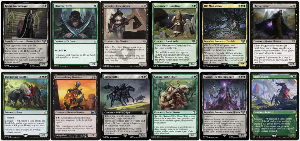 Smeagol, Helpful Guide LotR CREATURE SACRIFICE Magic MTG Custom ...