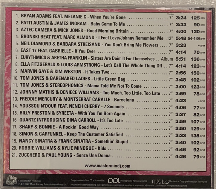 Mastermix Classic Cuts CD - Collaborations (CC88) | eBay