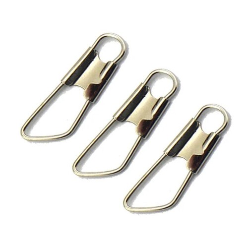 100pcs a Shape Snaps Accessory Connector Lure Clip Fishing Lure Connect ...