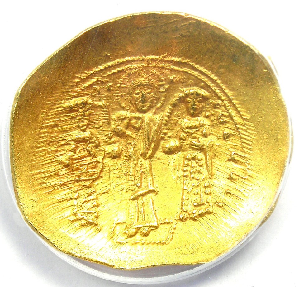 Romanus IV AV Gold Nomisma Christ Coin 1068-1071 AD - Certified ANACS ...
