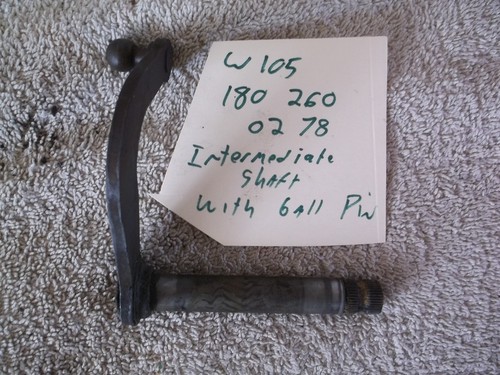 Mercedes Benz Ponton Gear Shifting Intermediate Shaft & ball pin curved ...