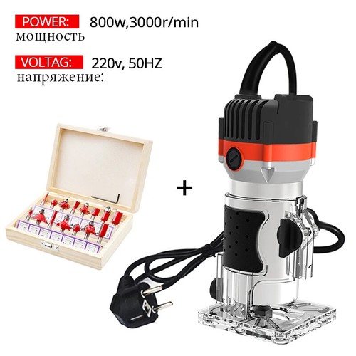 Wood Router Tool Combo Kit Electric Woodworking Machines Power ...