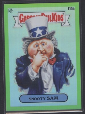 2020 Garbage Pail Kids Chrome Series 3 SNOOTY SAM Green /299 Refractor ...