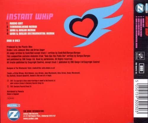 Scuba Z Instant Whip (CD) (UK IMPORT) | eBay