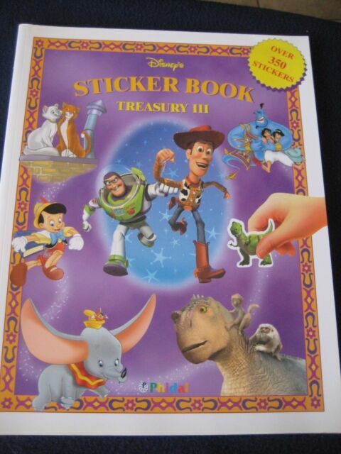 Disney Sticker Book Treasury III Over 350 Stickers Cute for sale online ...