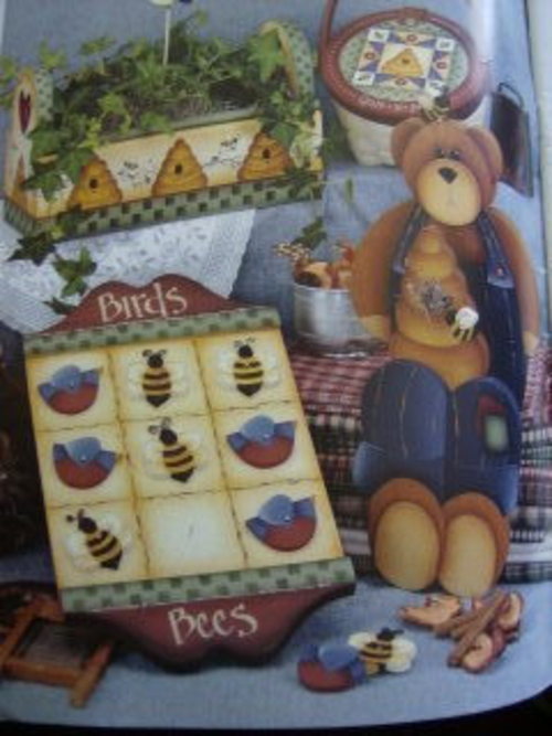 Plum Purdy Painting Book -Mullings-Gingerbread Men/Teddy Bears/Bees ...