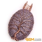 Natural Volcanic Lava Gemstone Oval Charms Pendant Necklace Jewelry ...