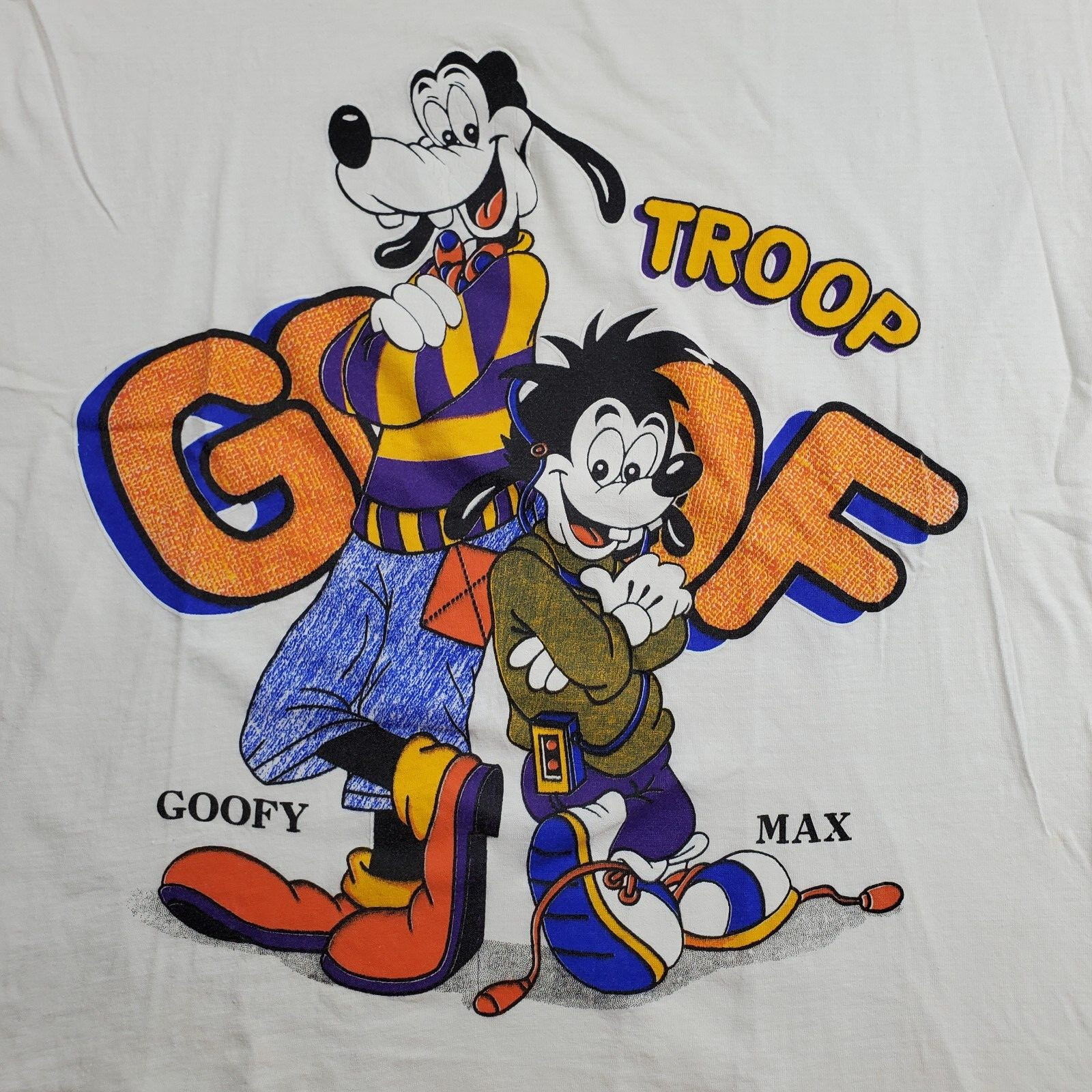 Vtg 90s Disney Max Goof Troop Goofy Movie Promo Adult… - Gem