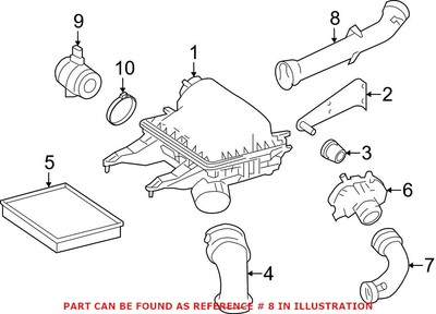 GENUINE MERCEDES Air Intake Hose 9065282224 / A9065282224 | eBay