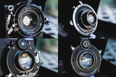 4x VINTAGE LENS SET for Medium format (Mamiya, ZEISS...) +++CLA ...