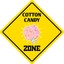 *Aluminum* Cotton Candy Zone Funny Metal Novelty Sign 12"x12" | eBay