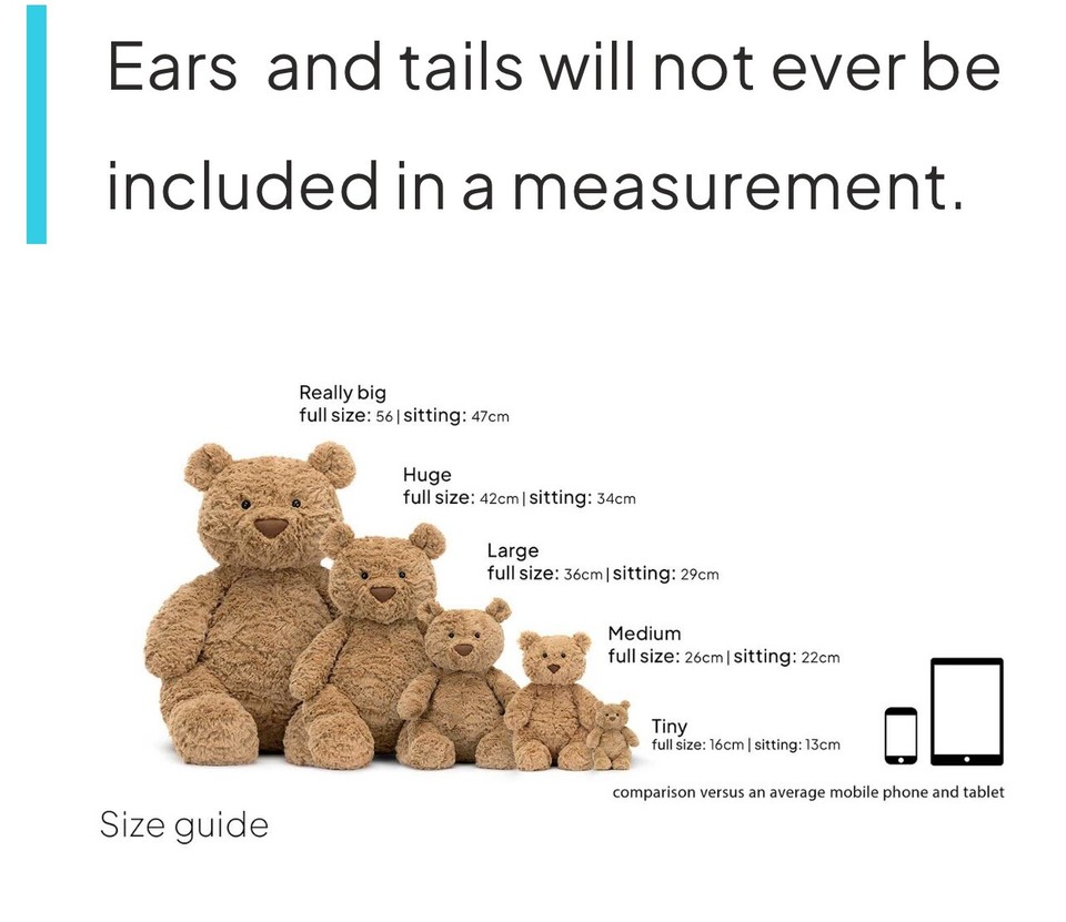 Jellycat Blossom Cream Bunny ‘Berry ‘ Plush toy Stuffed animal [Medium ...