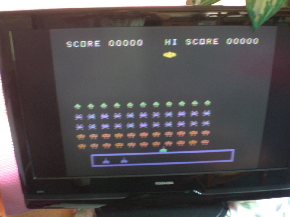 Texas Instruments TI-99/4A TI994A computer setup Parsec TI Invaders ...