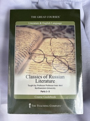 The Great Courses Classics of Russian Literature New 3 DVDs & Guidebook ...