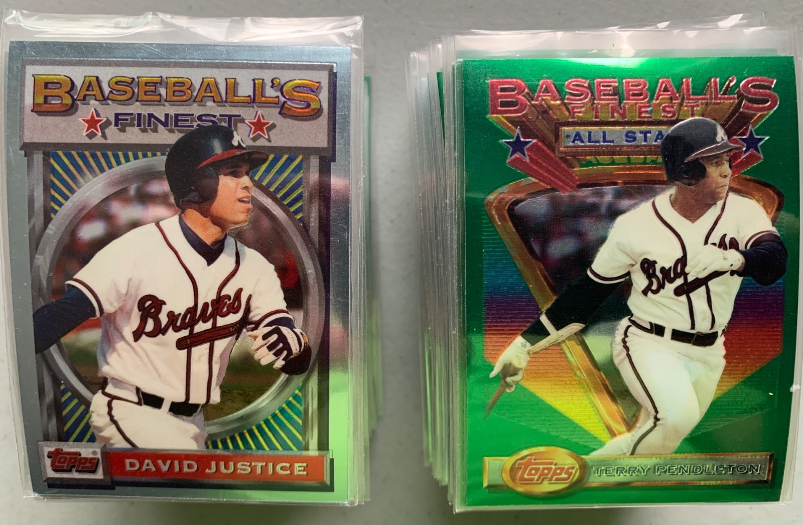 1993 Topps Finest Complete Set 1-199 BASEBALL Ripken Bonds Ryan Griffey ...