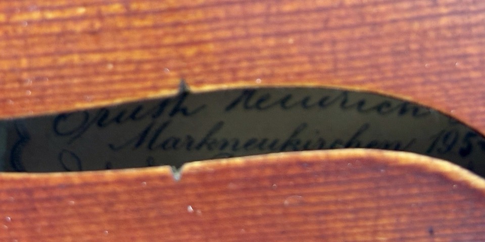 E. H. Roth Violin & Case 1952 German Excellent Condition W ...