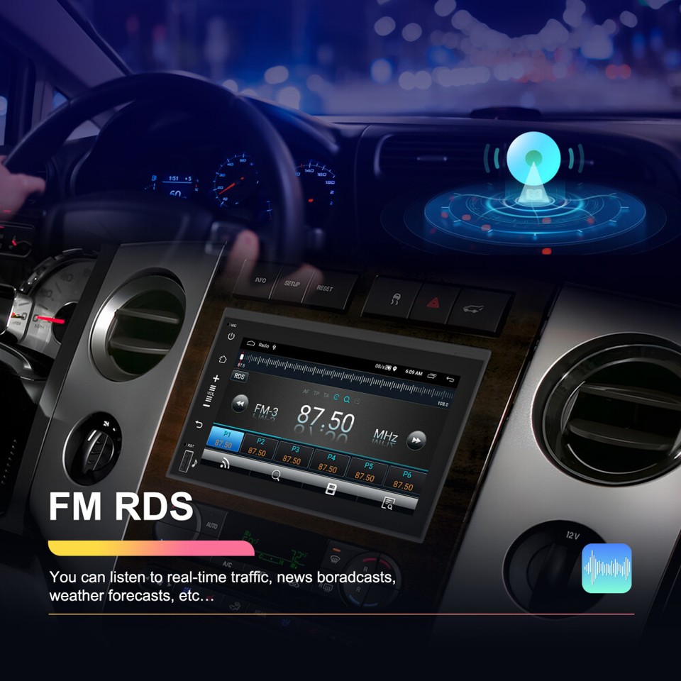For 2006-2010 Ford Explorer 7" Android 15 Carplay Car Stereo Radio GPS ...