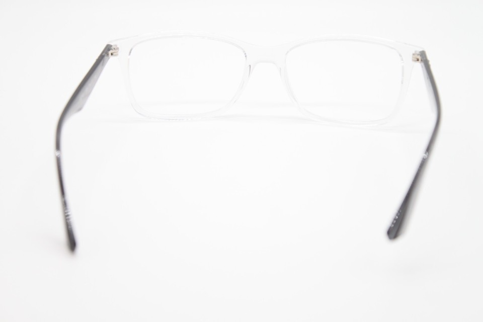 NEW RAY-BAN RB 7047 5768 TRANSPARENT GREY AUTHENTIC EYEGLASSES 54-17 | eBay